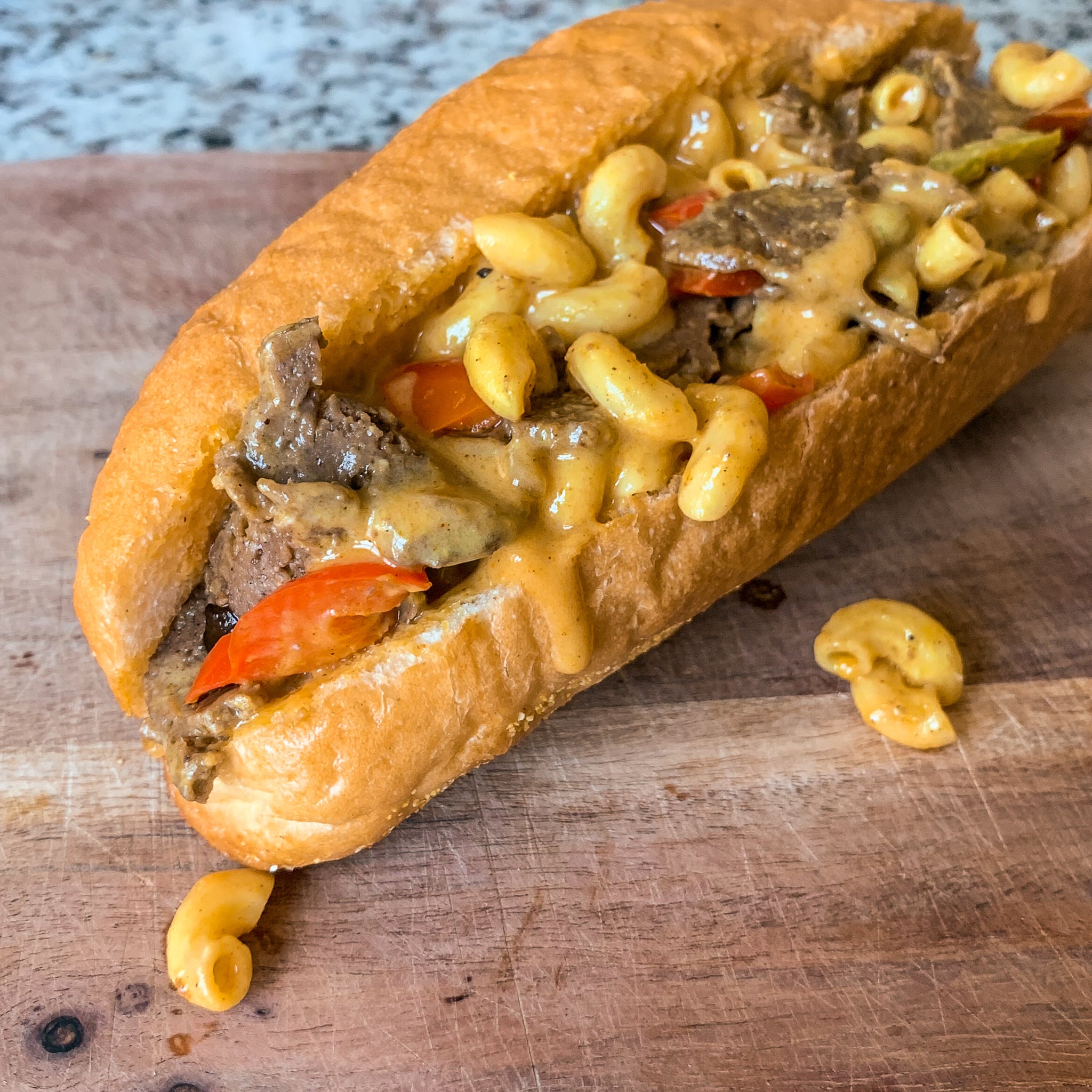 Recipes: Philly Mac and Cheese Steak - Added to your Meal Routine ...